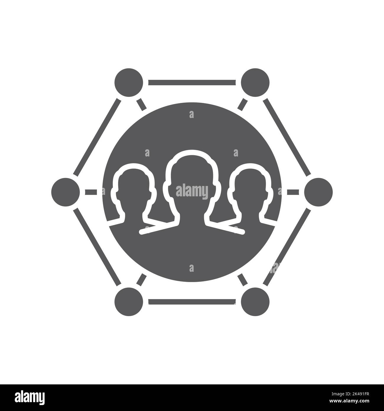 Stakeholder Vector icon isolated in white background Stock Vector Image ...