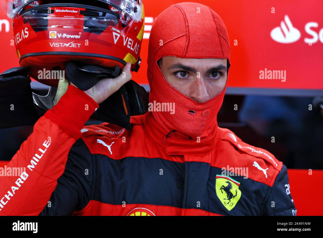Singapore. 01st Oct, 2022. Carlos Sainz Jr (ESP) Ferrari. Singapore ...