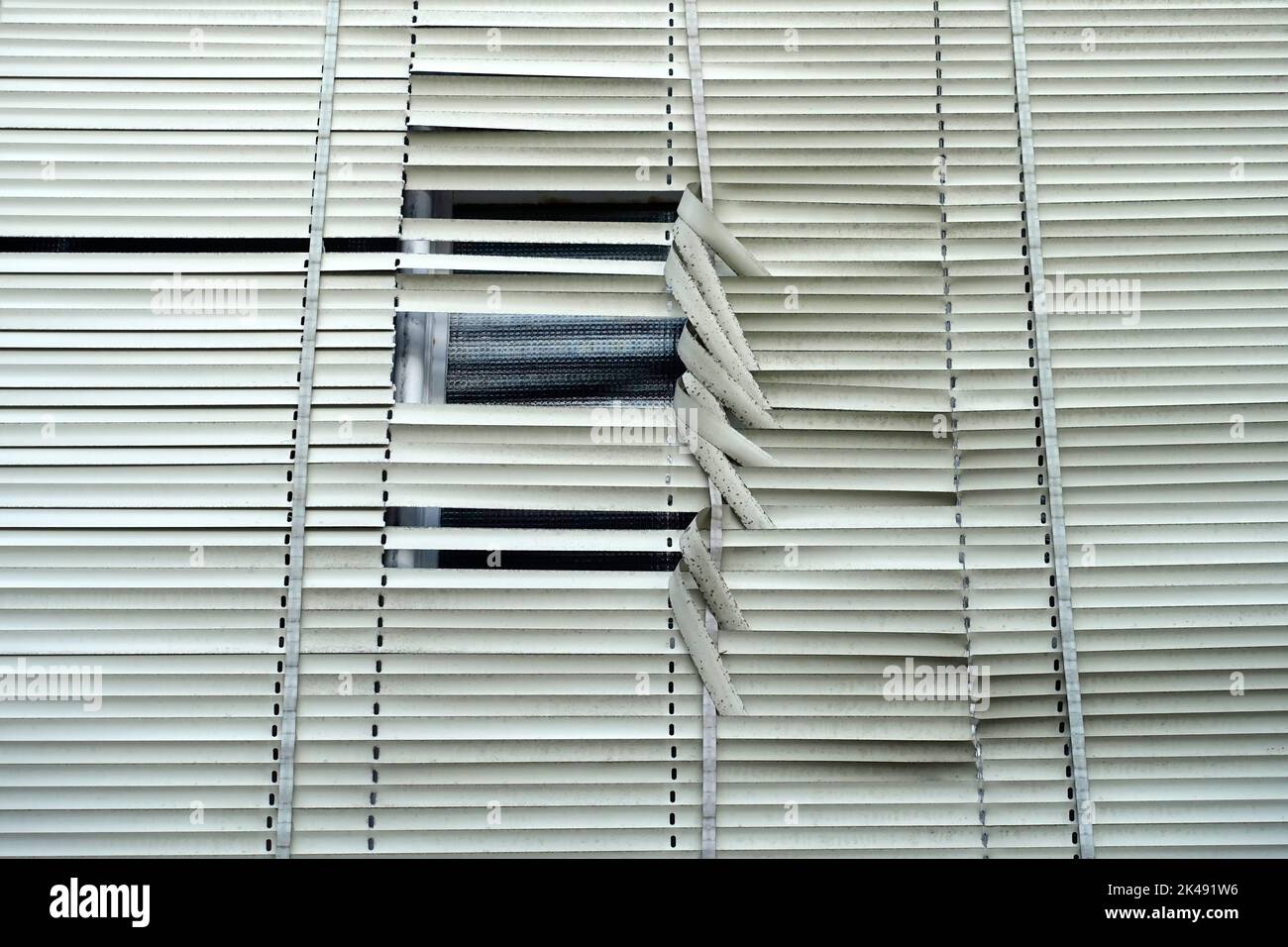 Slat blind louvre hi-res stock photography and images - Alamy