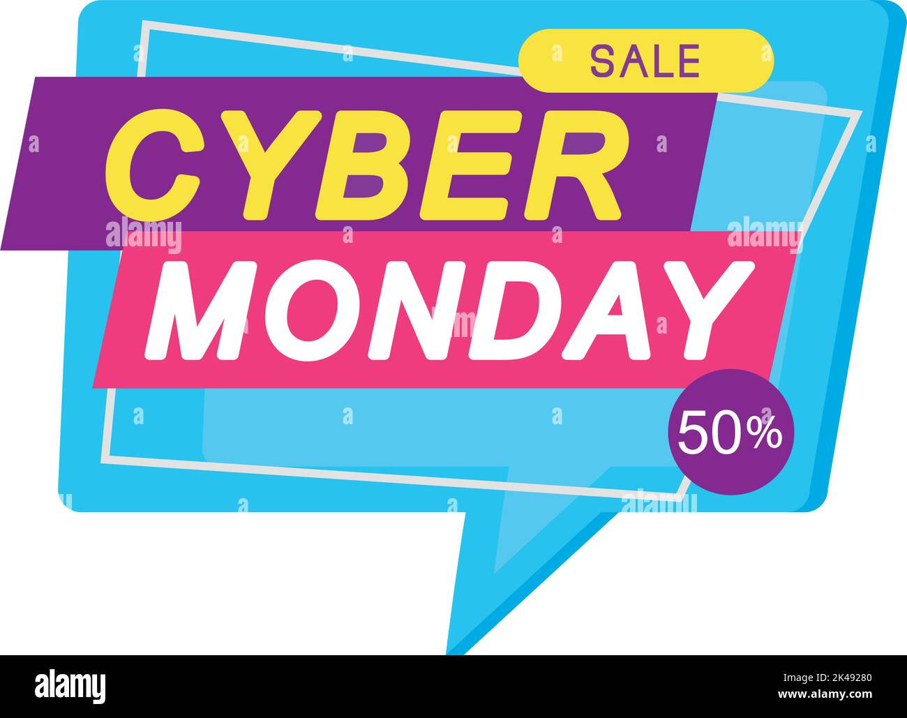 cyber monday advert Stock Vector Image & Art - Alamy