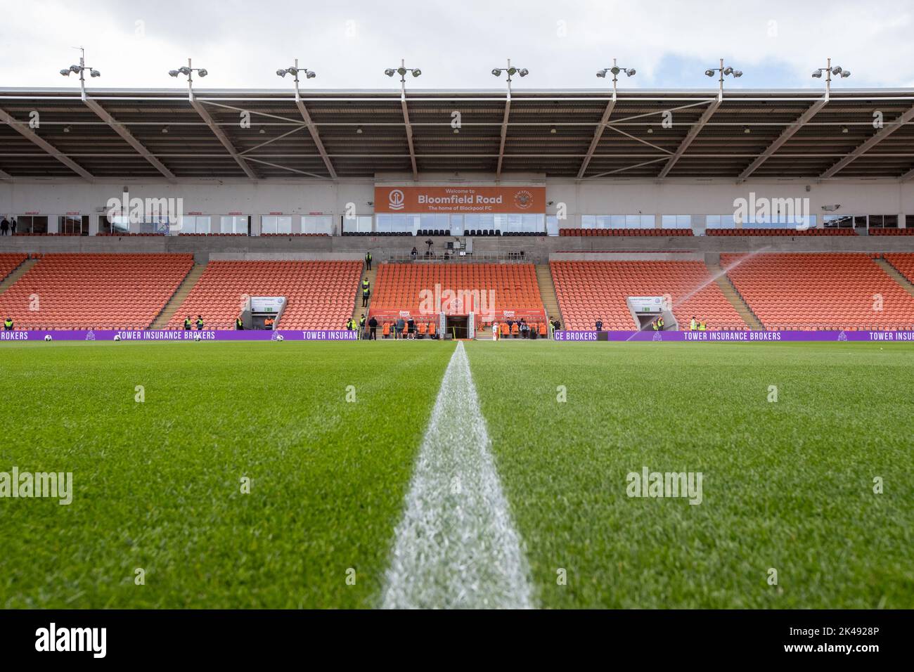 General view inside Bloomfield Road Stadium ahead of the Sky Bet ...