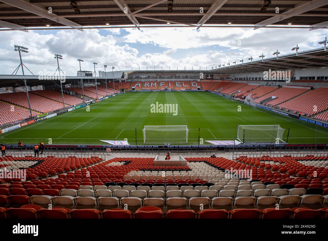 General view inside Bloomfield Road Stadium ahead of the Sky Bet ...