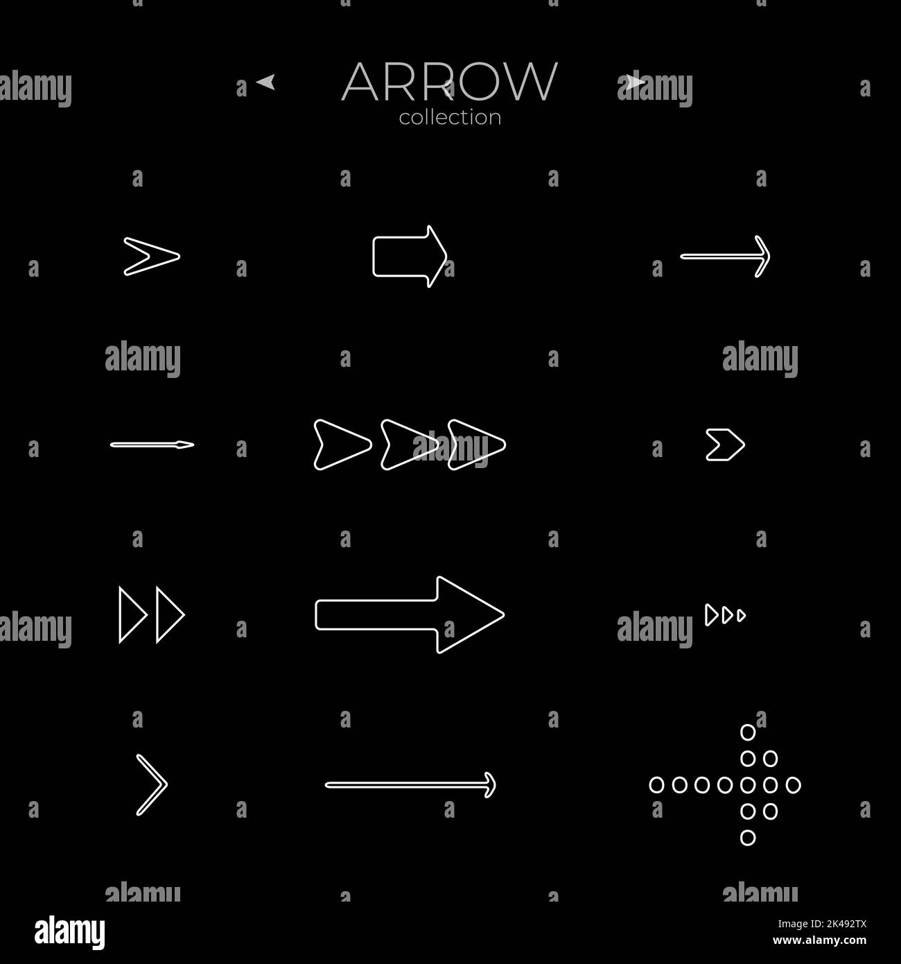 Thin Line Icons. Line icons collection. Arrow basic UI elements. For ... Thin Line Icons. Line icons collection. Arrow basic UI elements. For ...