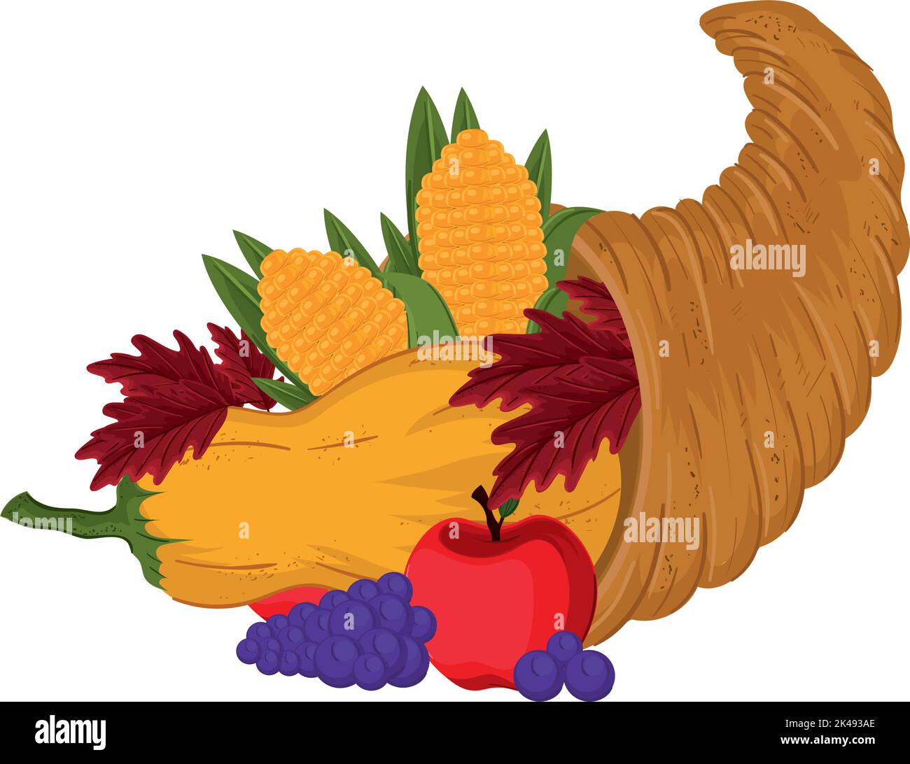 thanksgiving cornucopia icon Stock Vector Image & Art - Alamy