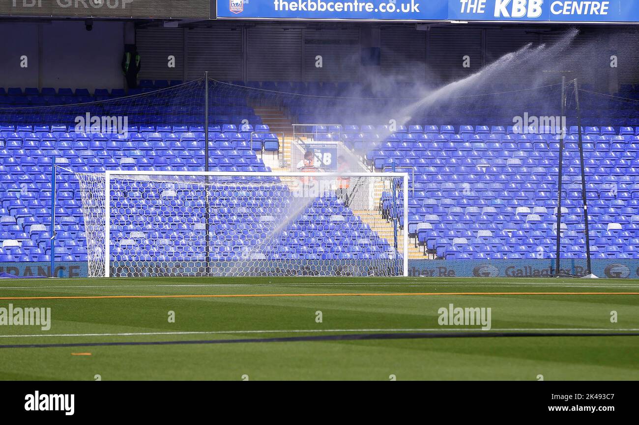 Ipswich, UK. 01st Oct, 2022. A general view of the ground before the ...