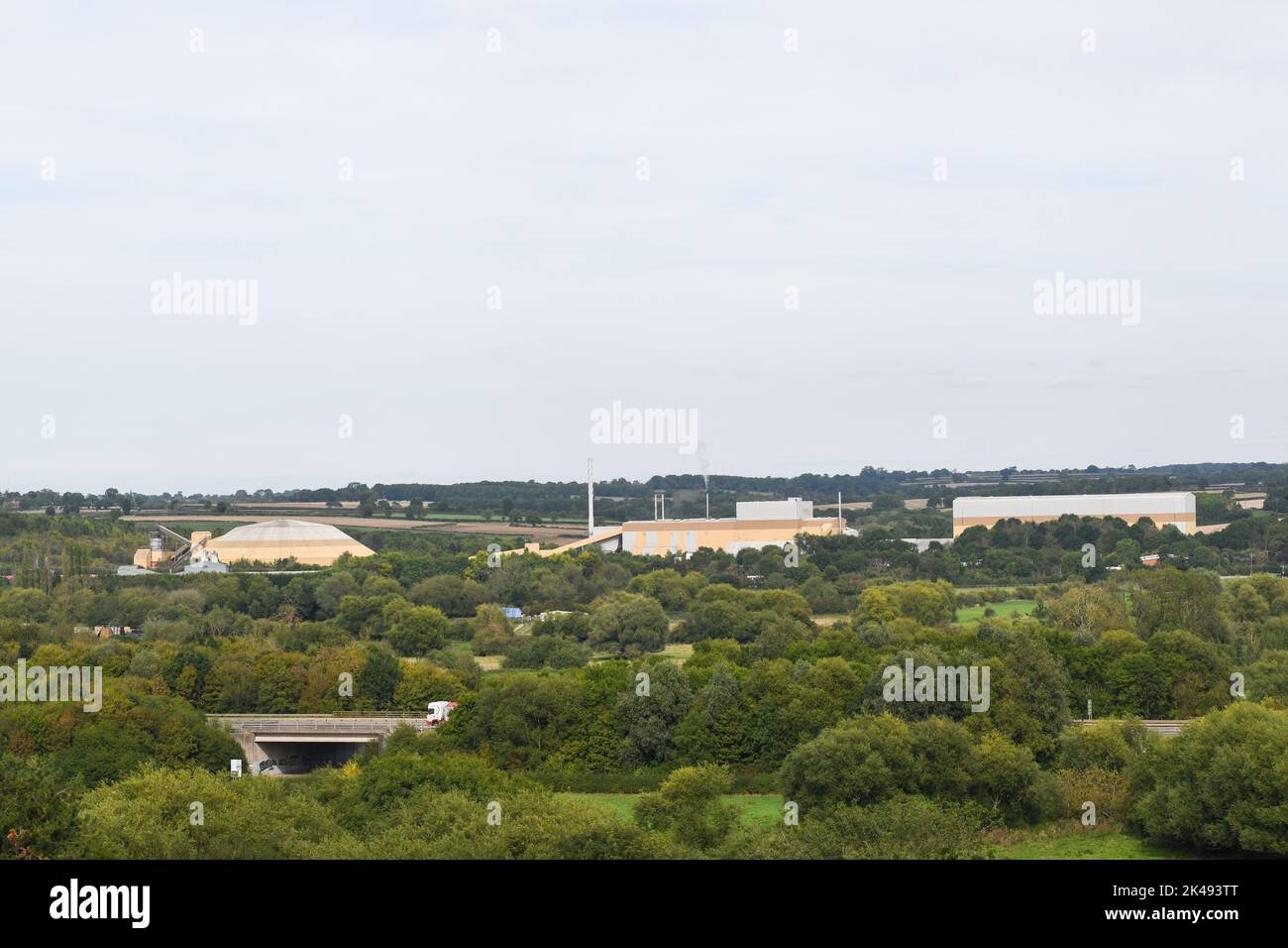 british gypsum at barrow upon soar leicestershire Stock Photo - Alamy