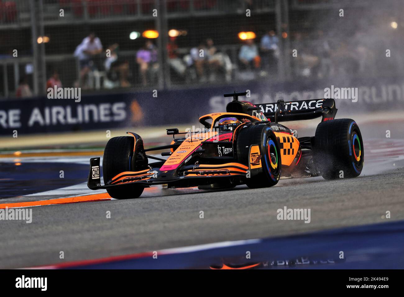 Singapore. 01st Oct, 2022. Daniel Ricciardo (AUS) McLaren MCL36 ...
