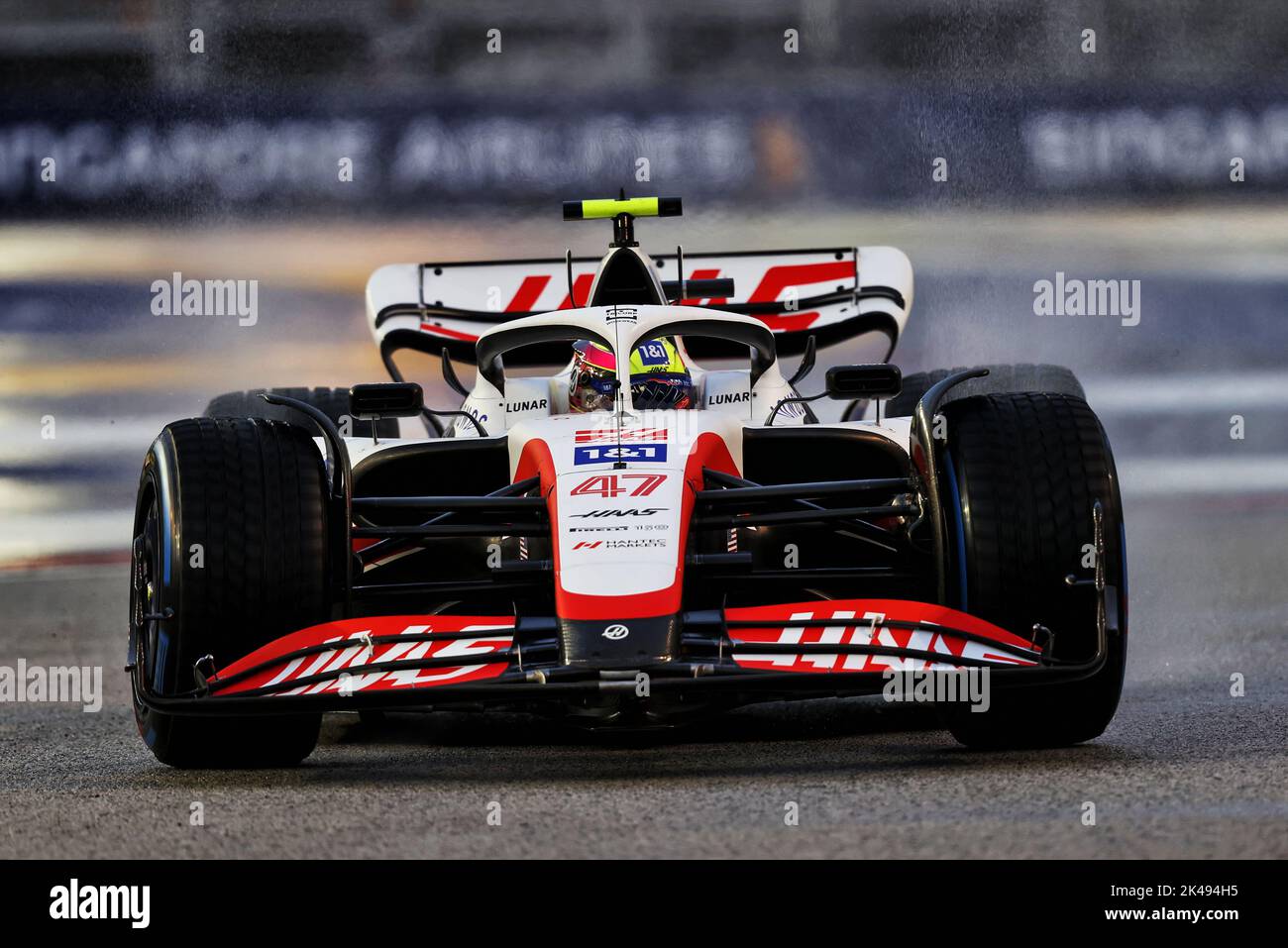 Singapore. 01st Oct, 2022. Mick Schumacher (GER) Haas VF-22. Singapore ...