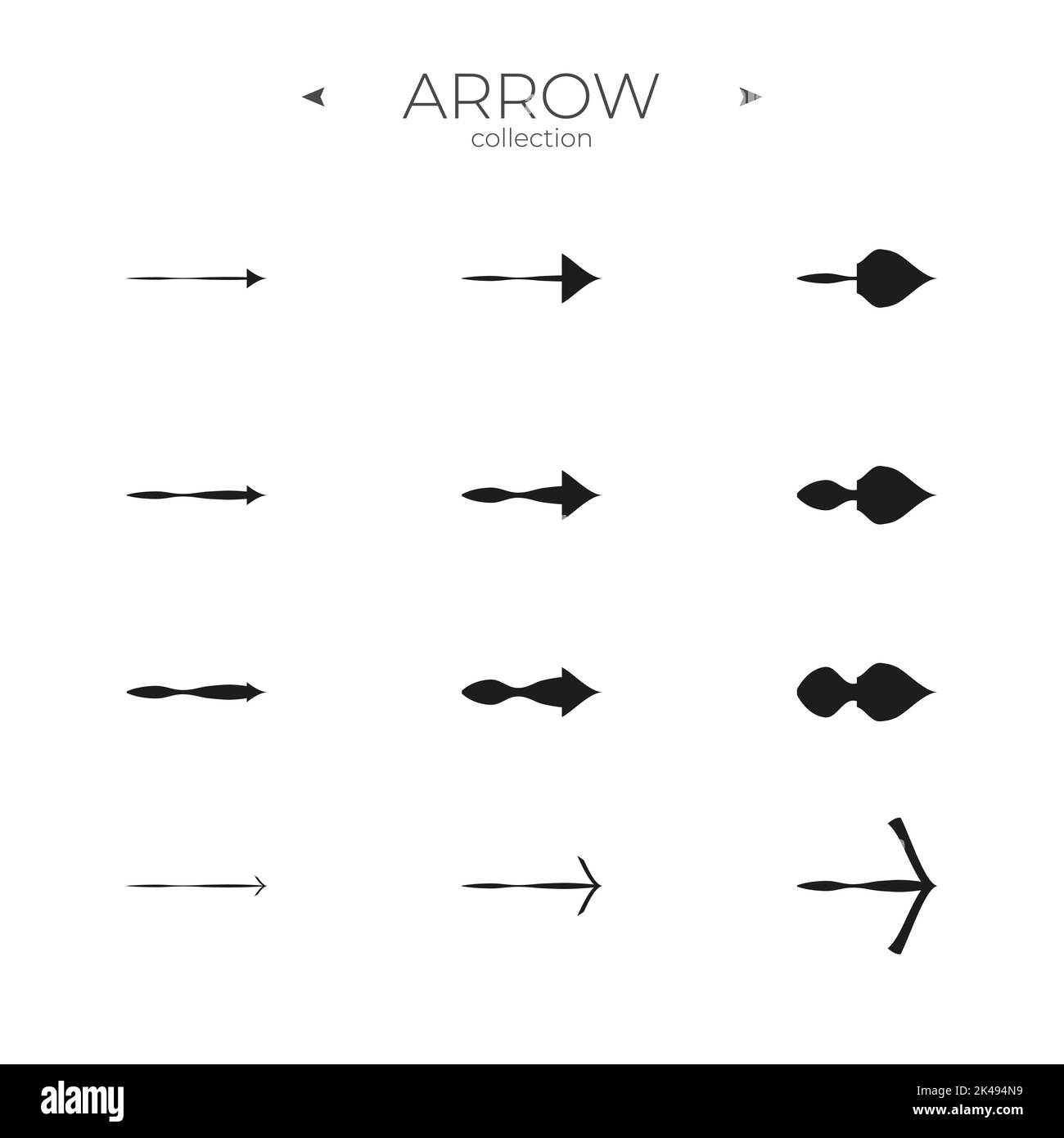 Premium set of arrow line. Arrow vector icon set. Modern vector symbols. To use in web and ...