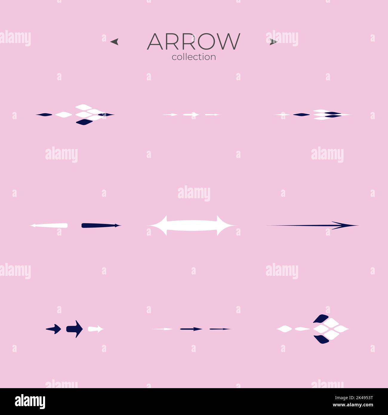Premium Set Of Arrow Line Universal Arrow Icon Arrow Basic Ui Elements For Apps Vector