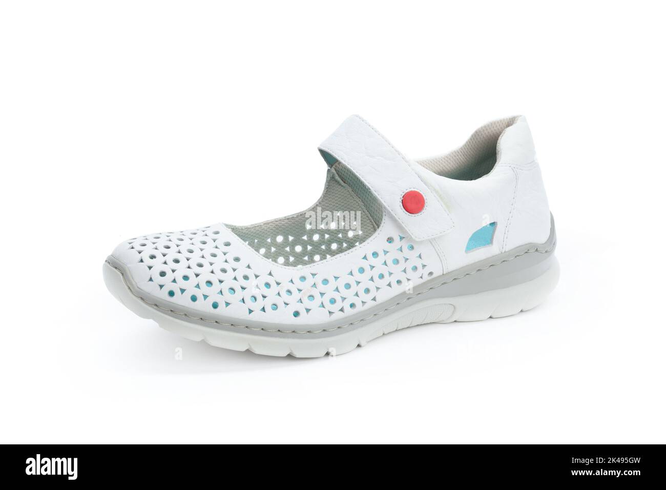 Kids shoes isolated on white background front view Stock Photo - Alamy