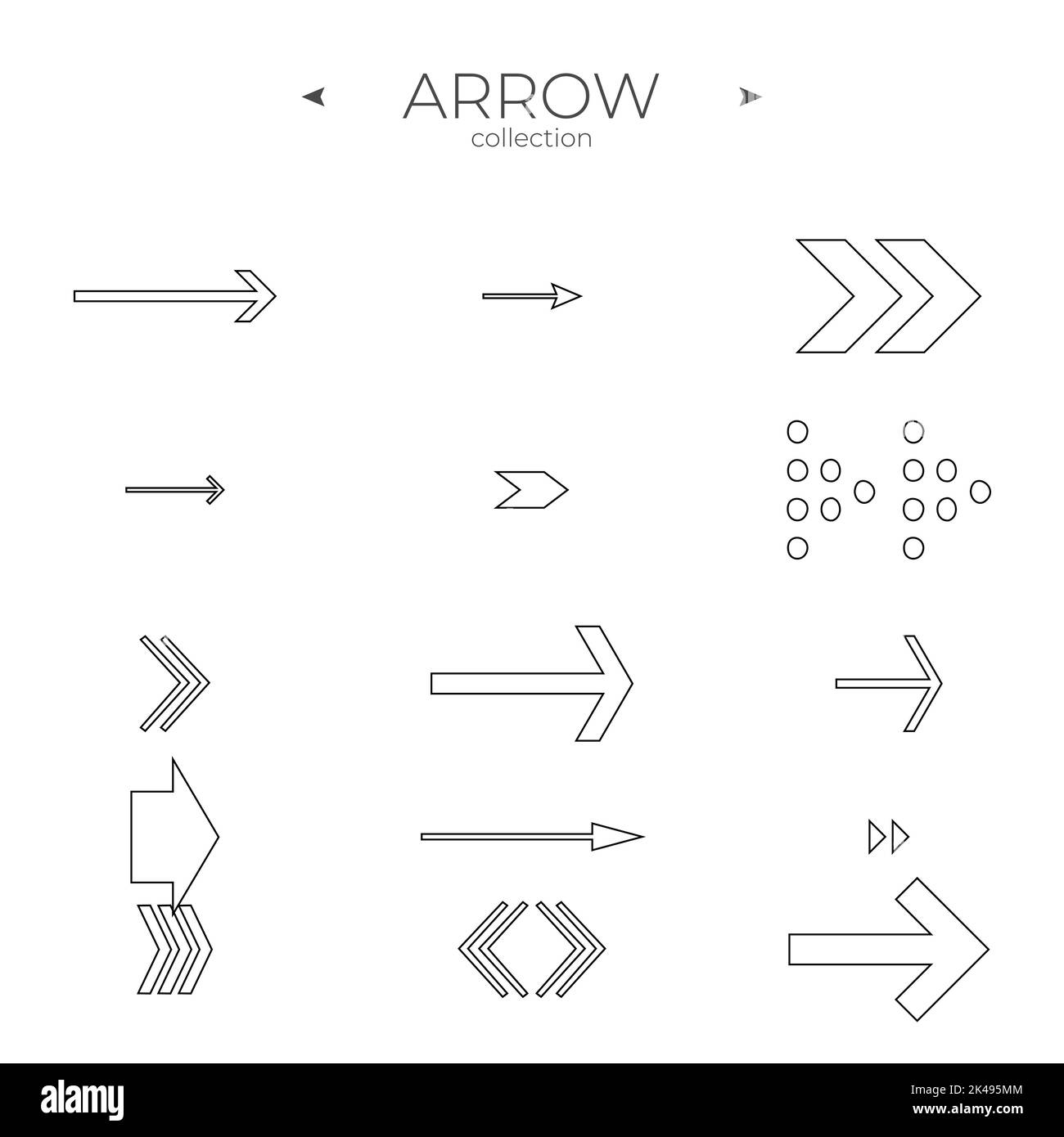 Thin Line Icons Outline Symbol Collection Modern Vector Symbols Web Symbols For Web Sites