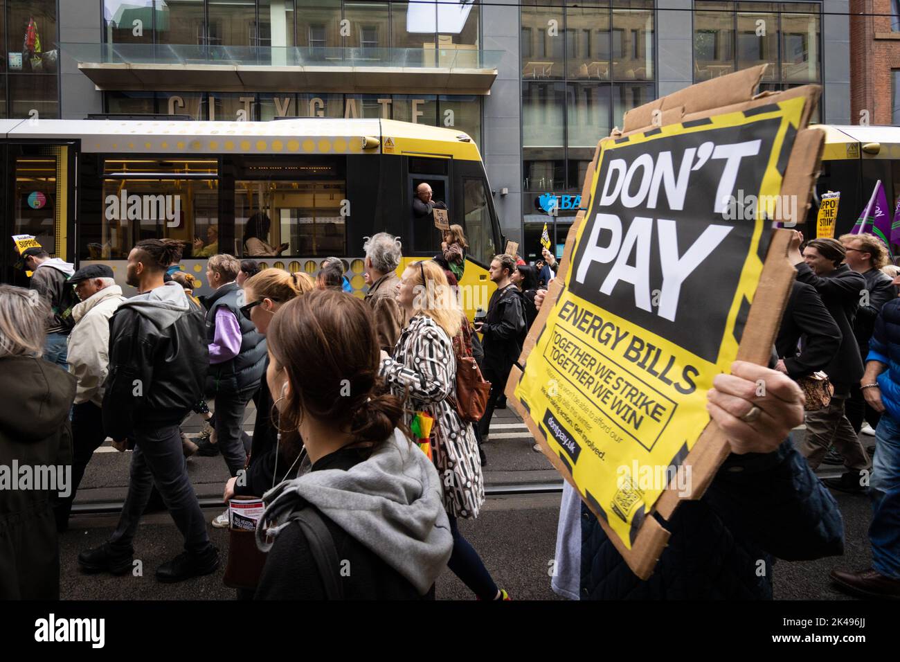 Union strike marches hi-res stock photography and images - Alamy