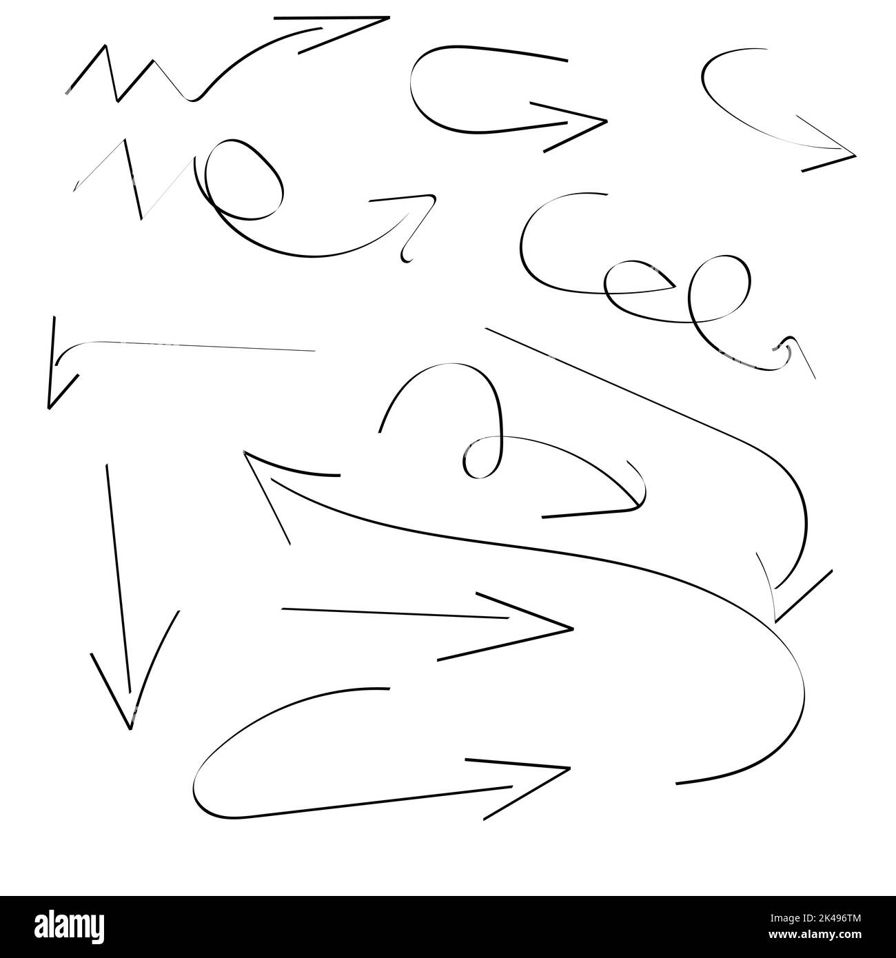 Grunge arrows vector set . Infographic elements isolated on background ...