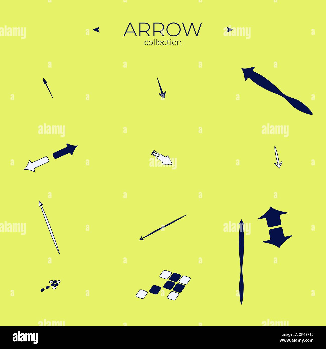 Colorful arrows. Collection in color. Direction arrows. For website ...