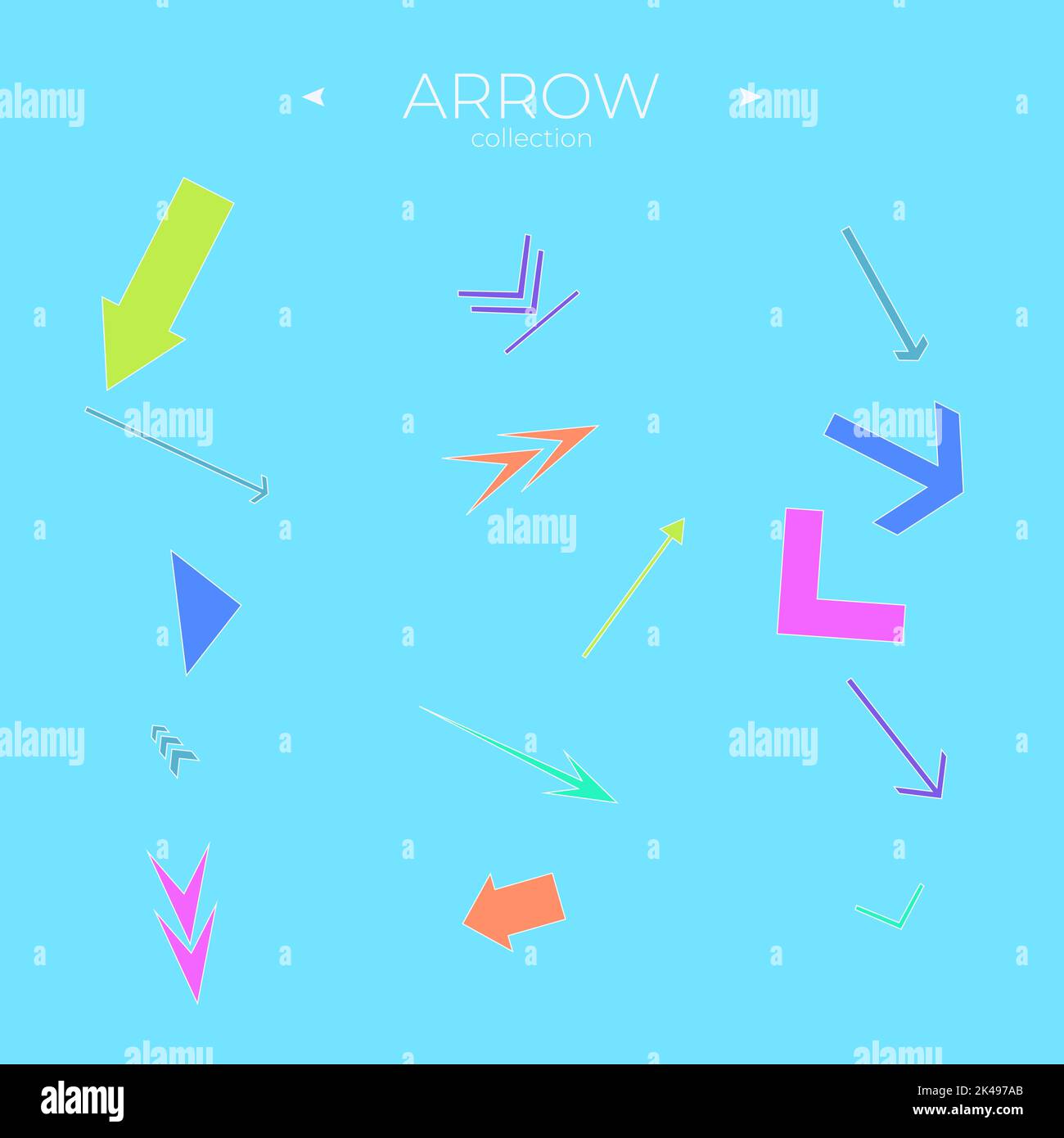 Vector Arrow Icons Arrows Vector Collection Direction Arrows For Website Design Arrows