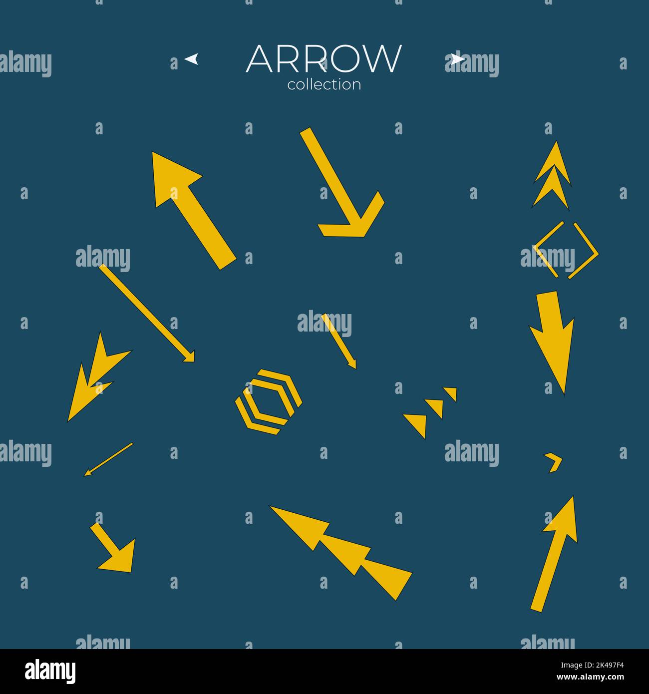 Set Of Arrows Arrows Colorful Set Arrow Logo Concept For Website