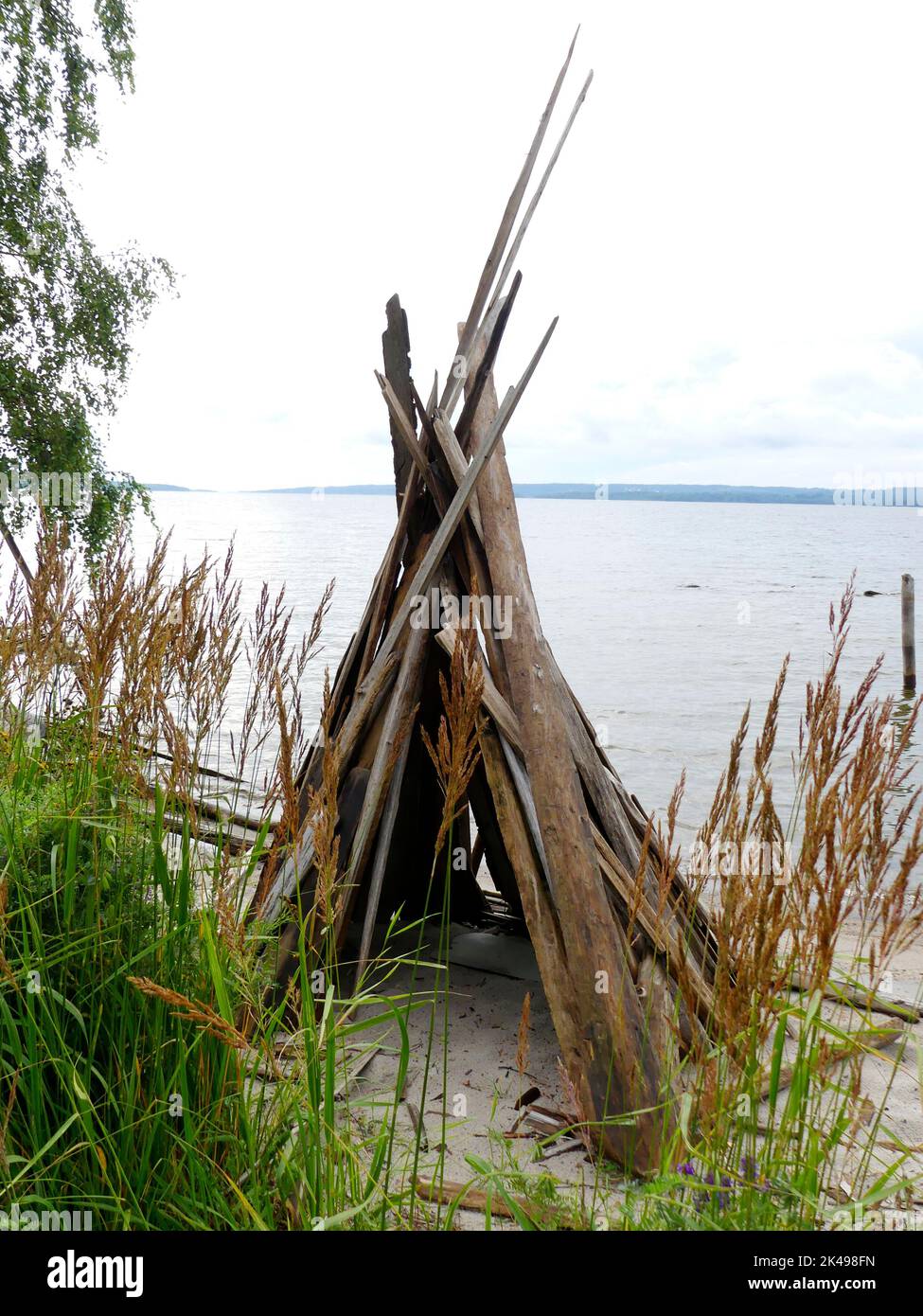 Hut by a coves Stock Photo - Alamy