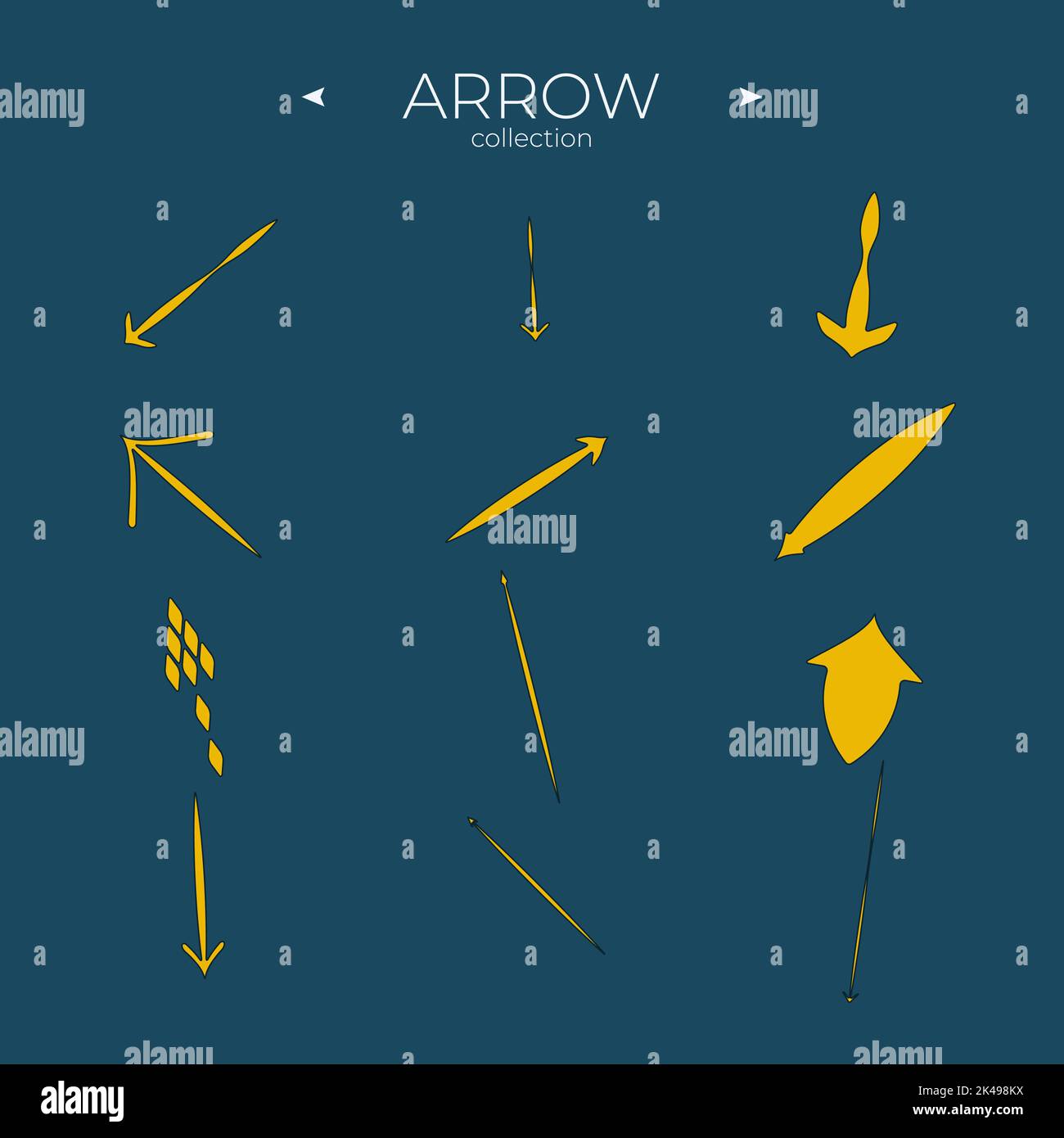 Vector Arrow Icons. Arrows vector collection. Arrow logo concept. Symbol set. Vector ...