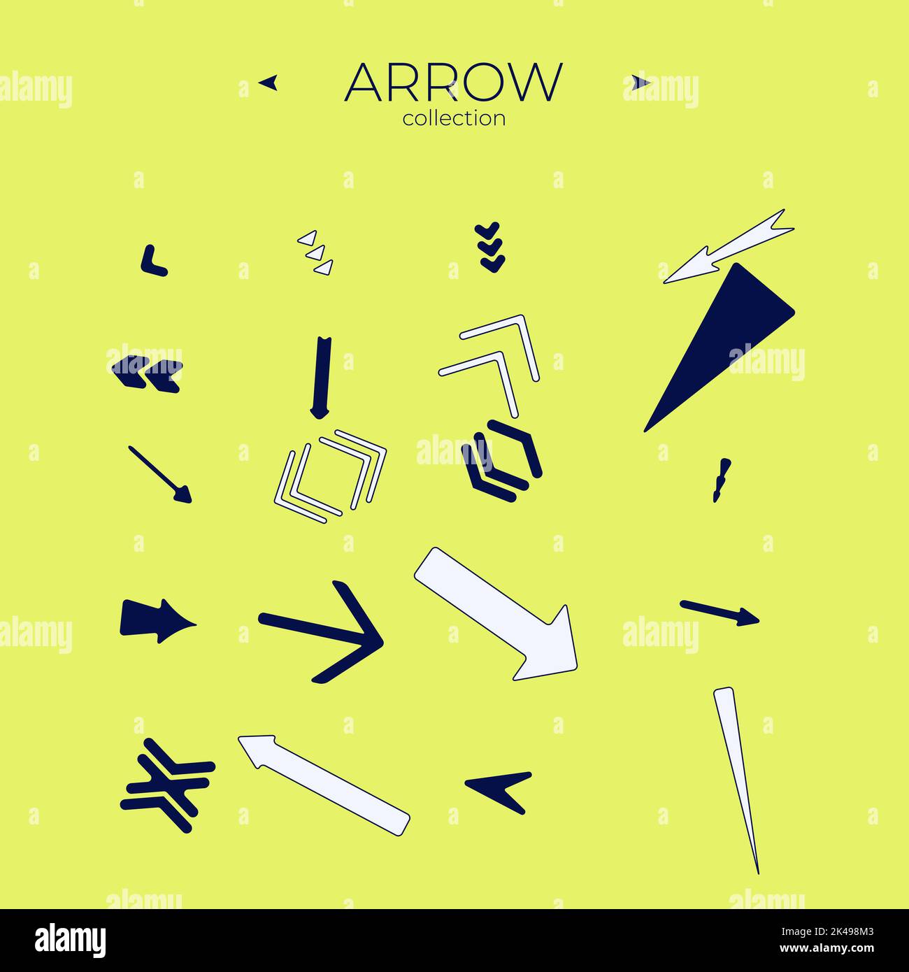 Set of arrows. Colorful comic arrow. Direction arrows. For website ...