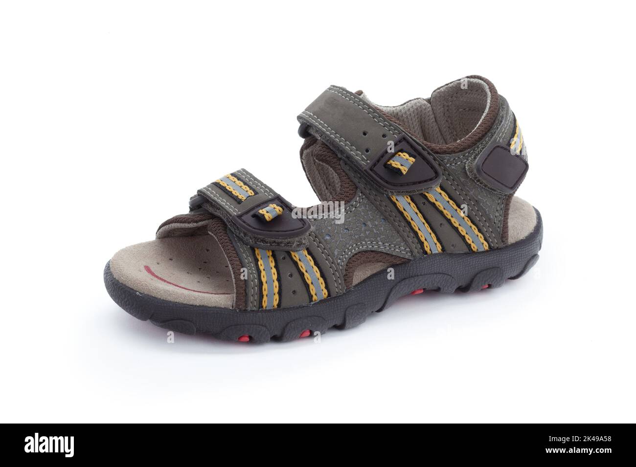 Kids shoes isolated on white background front view Stock Photo - Alamy