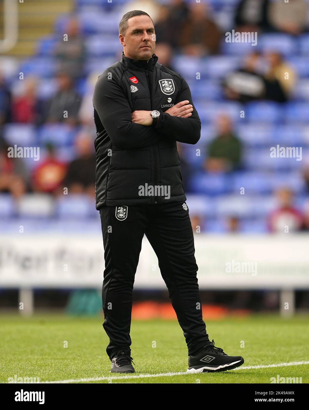 Huddersfield Town manager Mark Fotheringham before the Sky Bet ...