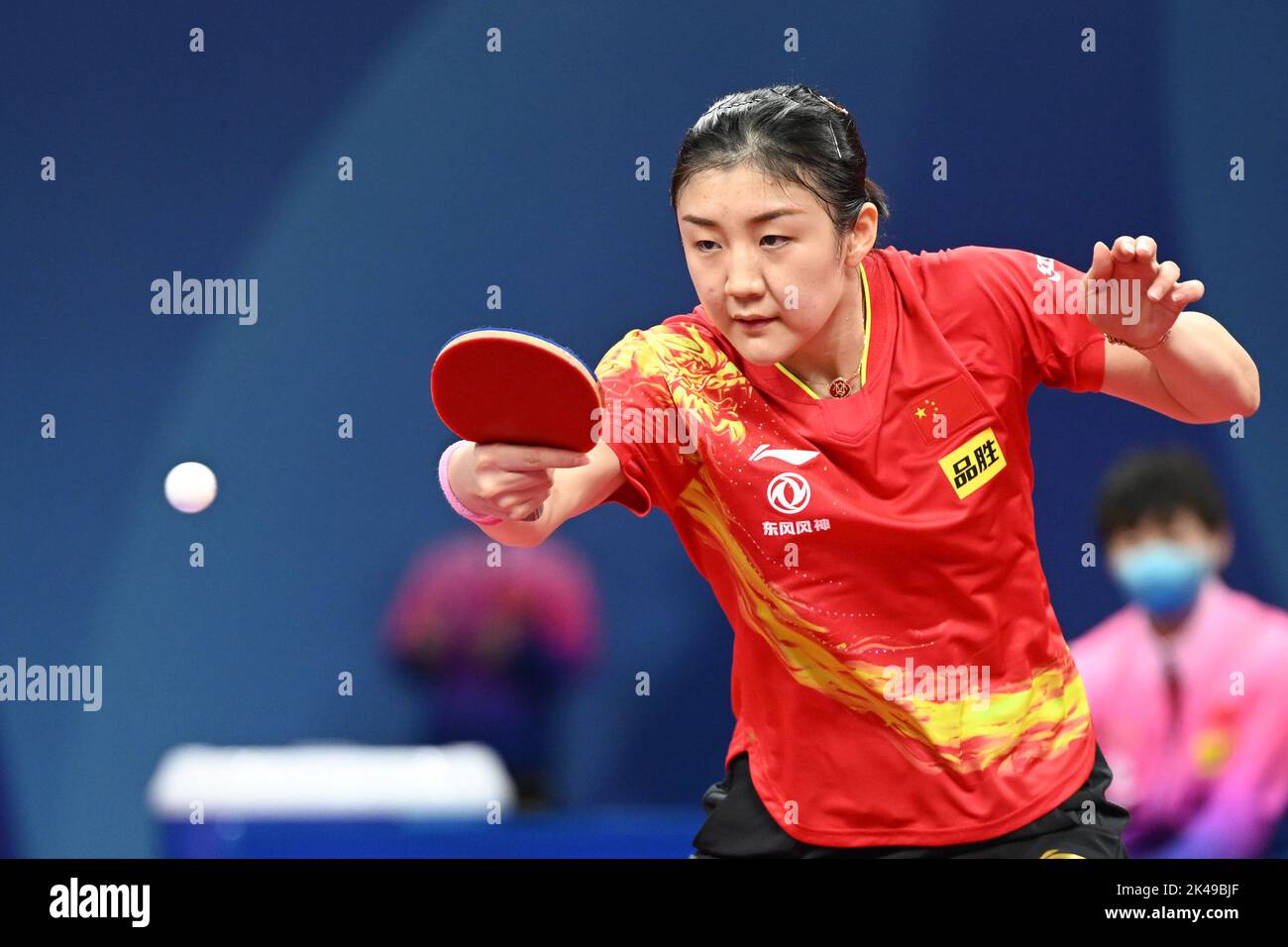 Chengdu, China's Sichuan Province. 1st Oct, 2022. Chen Meng of China ...