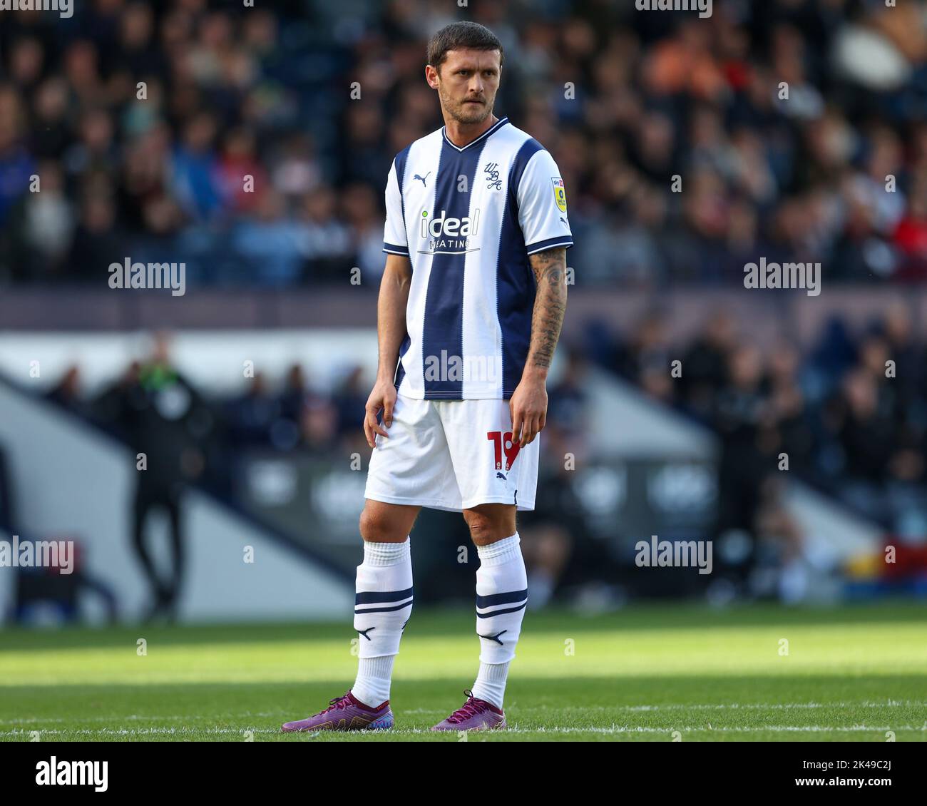 John Swift #19 of West Bromwich Albion during the Sky Bet Championship ...