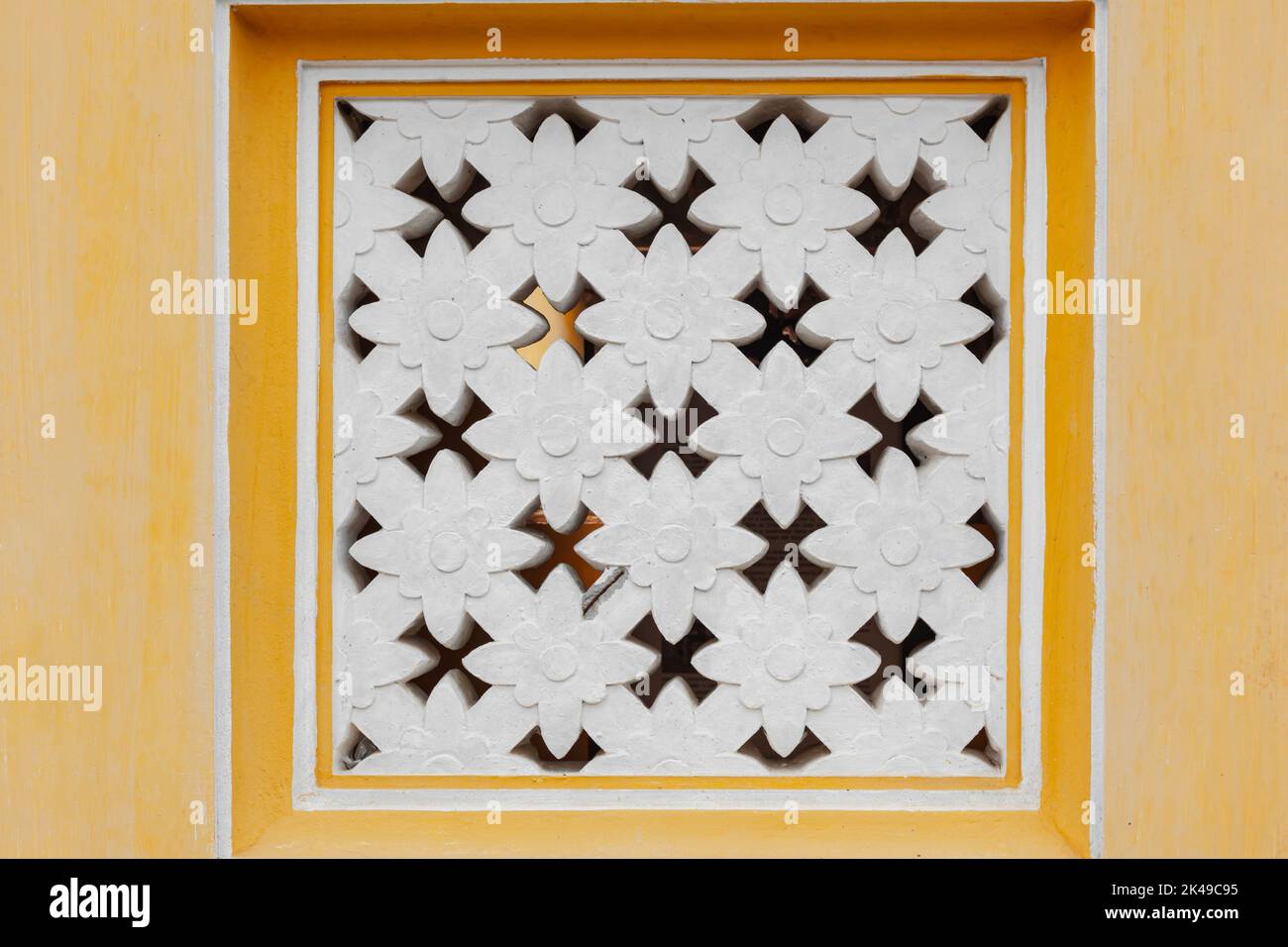 Photograph of traditional vietnam ventilation block pattern Stock Photo ...