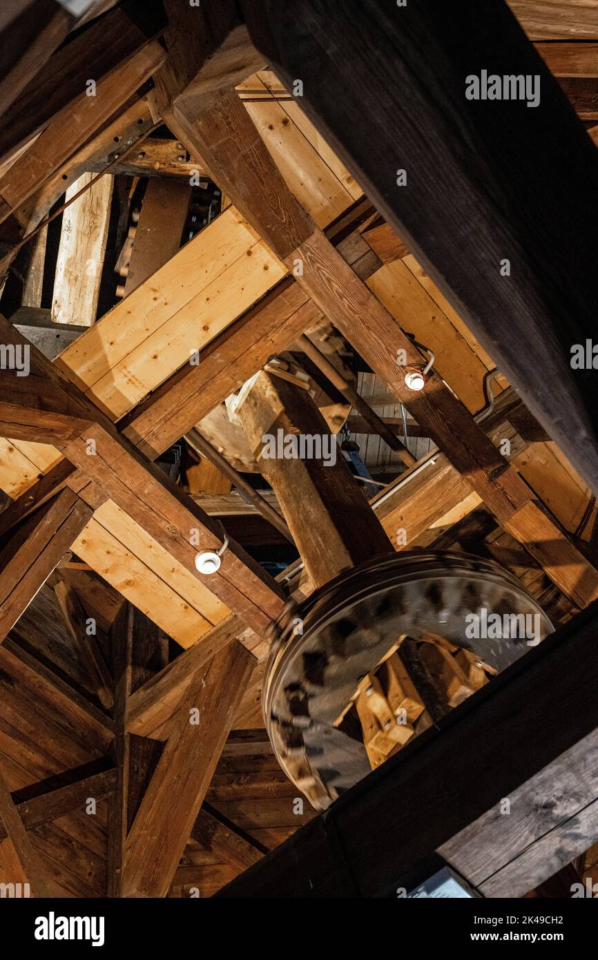 Windmill interior at Keukenhof Gardens Stock Photo - Alamy