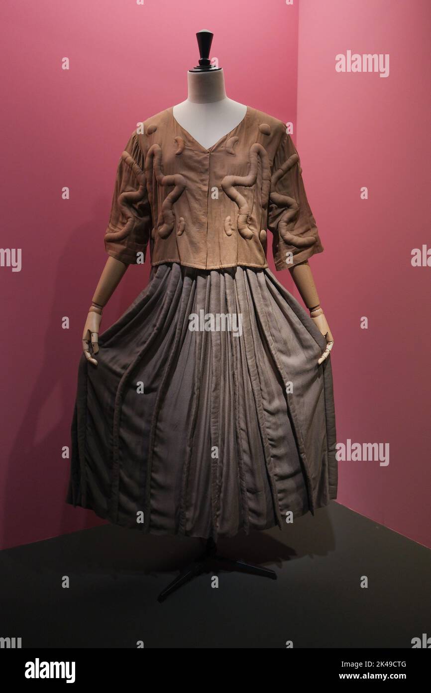 Madrid, Spain. 01st Oct, 2022. A dress is displayed during the ...
