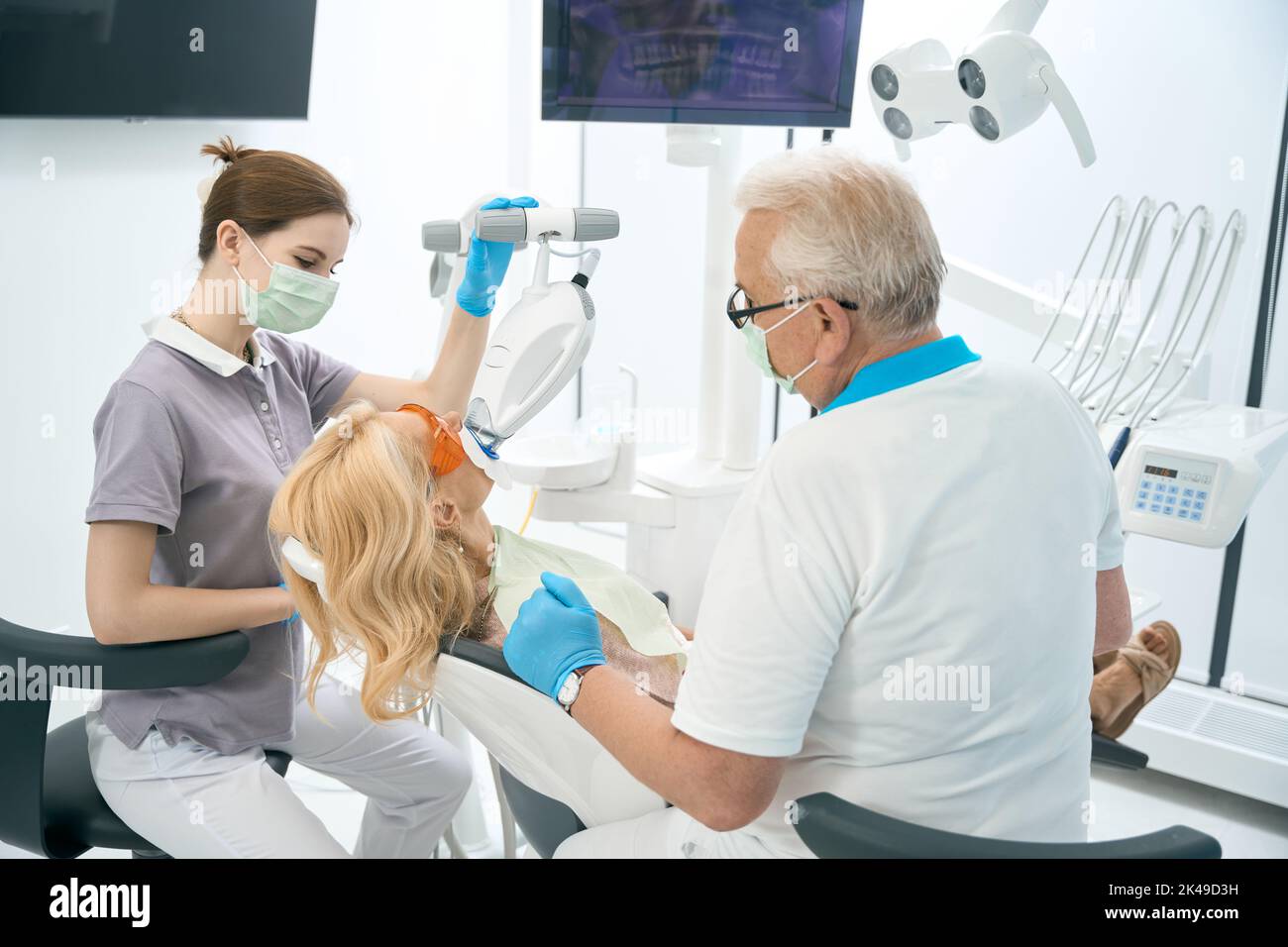 3d dental chair light on hi-res stock photography and images - Alamy