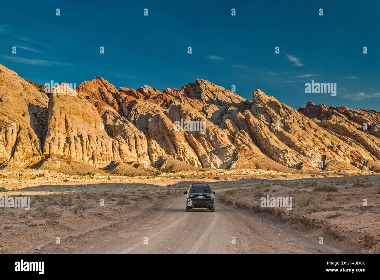 San Rafael Reef at eastern edge of San Rafael Swell, Navajo and Wingate ...