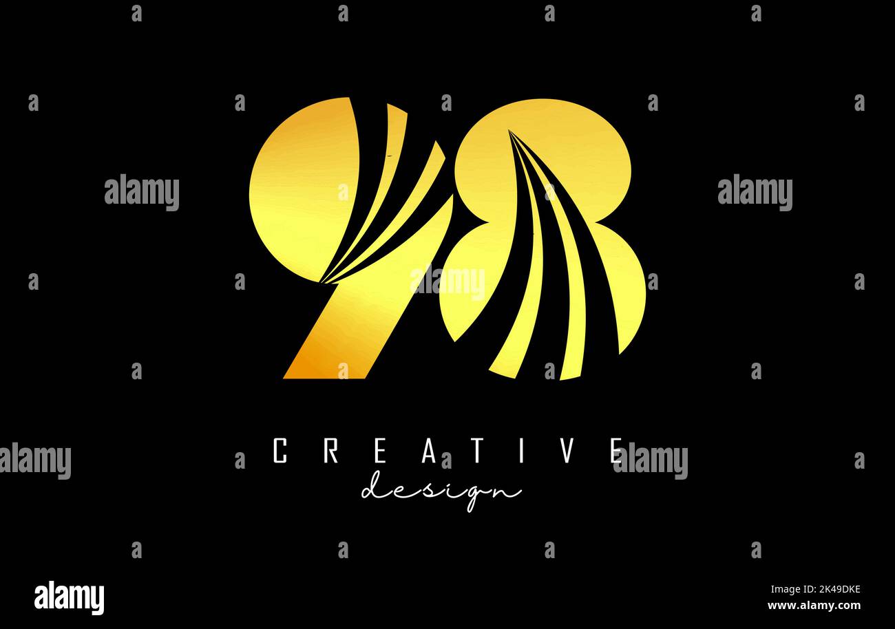 Golden Creative number 365 logo with leading lines and road concept ...