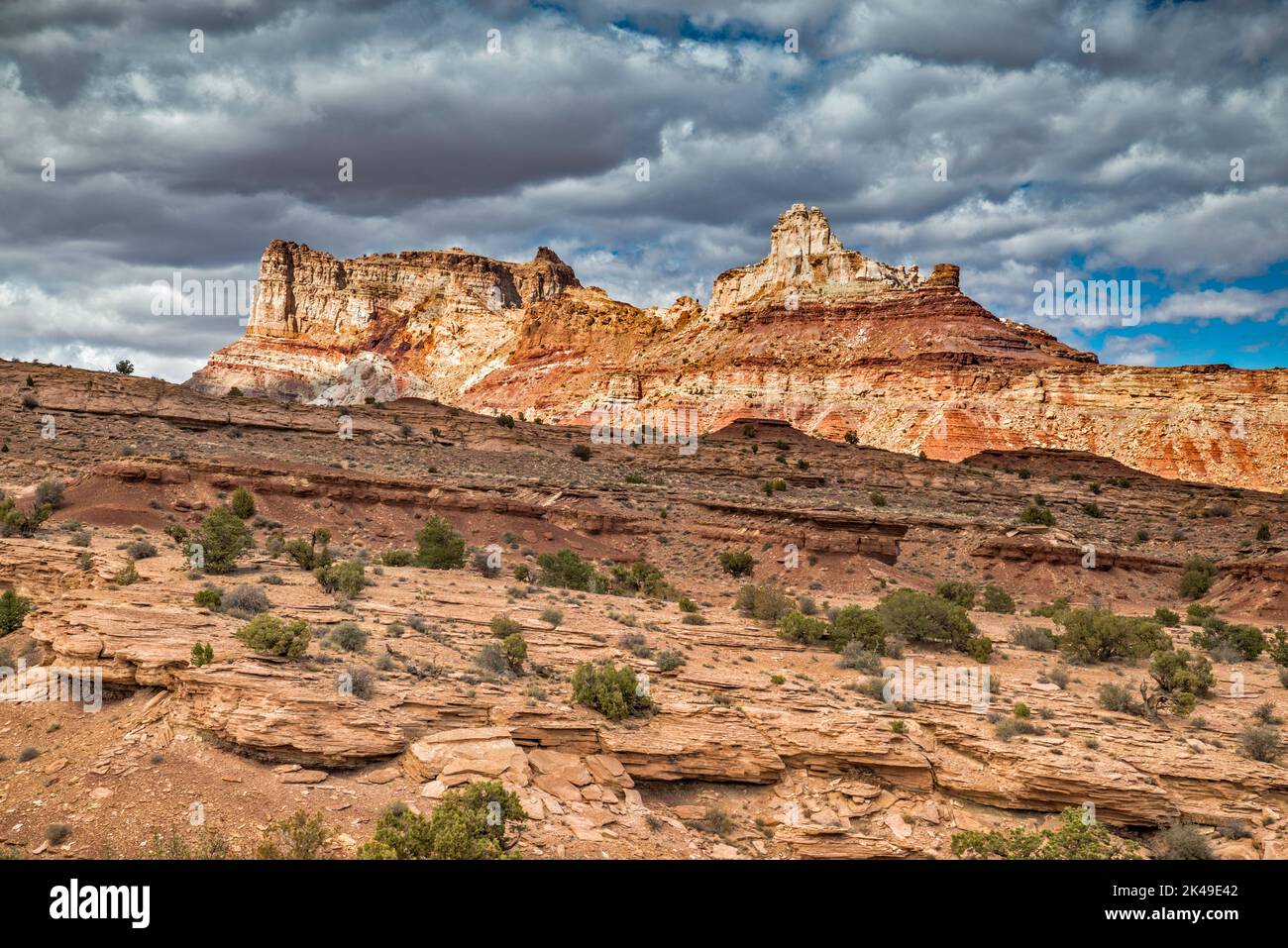 Temple Mountain, Sinbad Country, view from Temple Mountain Road, San ...