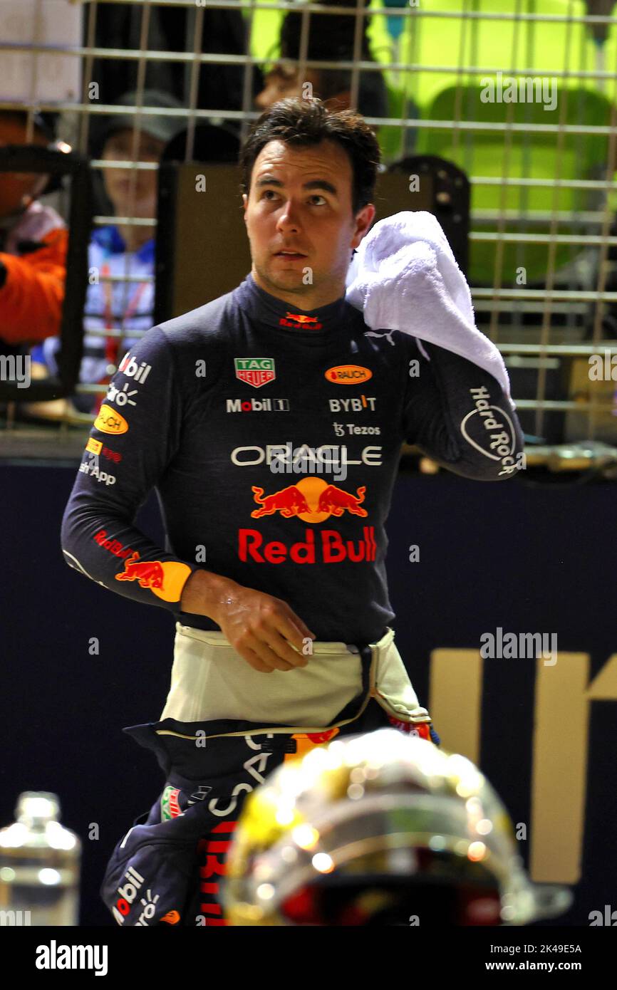 Singapore. 01st Oct, 2022. Sergio Perez (MEX) Red Bull Racing in ...