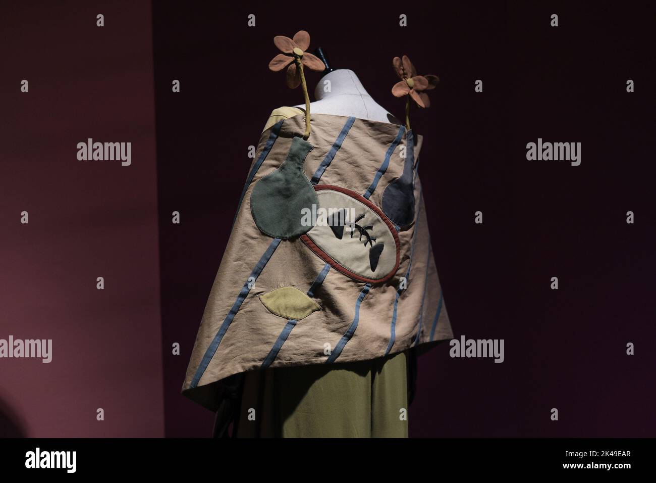 Woman's shawl is displayed during the exhibition "Sybilla. The ...