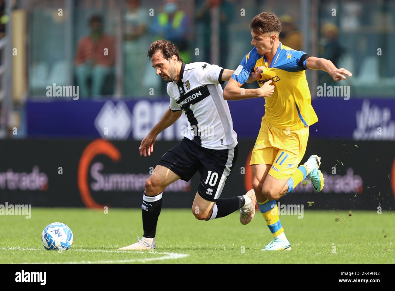 Franco Vazquez (Parma Calcio) and Daniel Boloca (Frosinone Calcio)5 ...