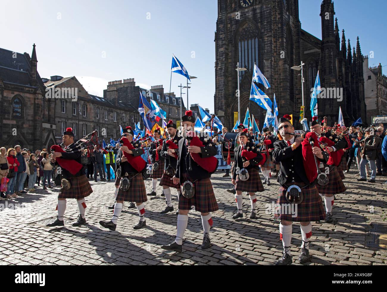 Edinburgh, Scotland, UK. 1st October 2022. All Under One Banner (AUOB ...