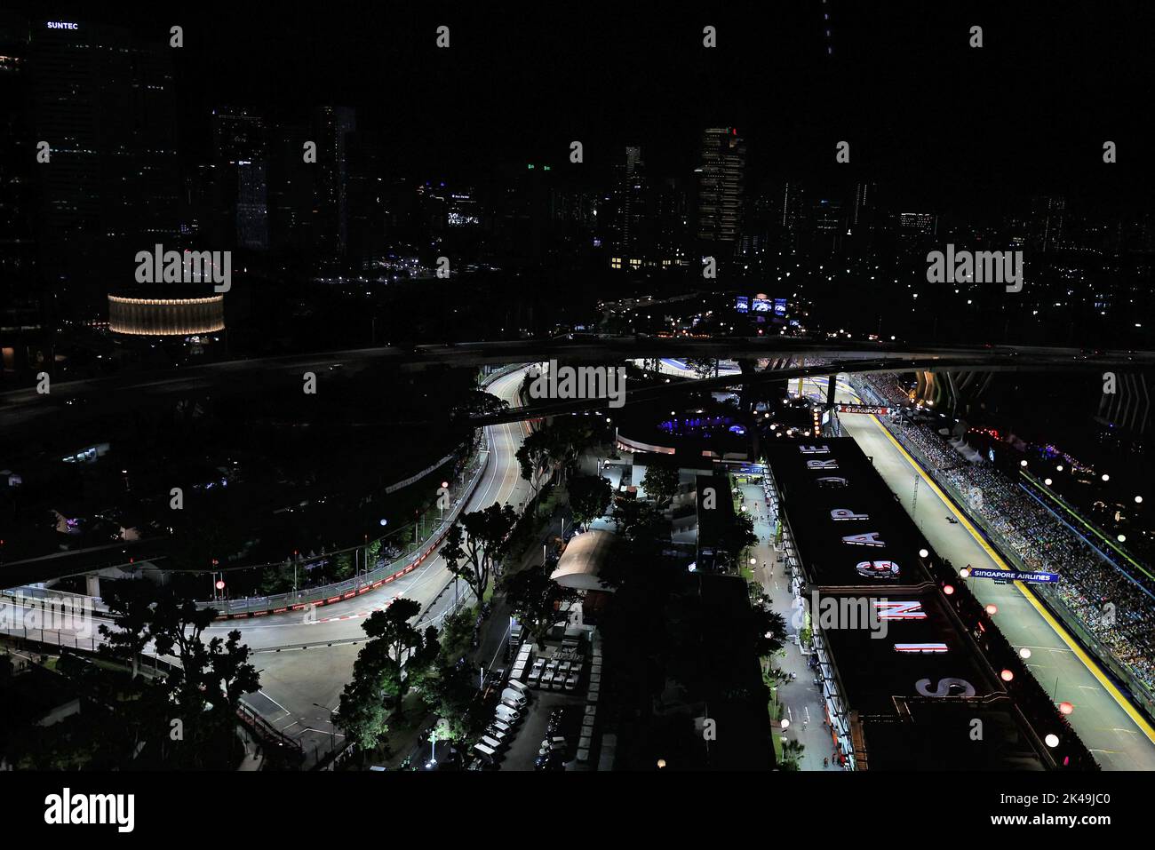 Singapore. 01st Oct, 2022. George Russell (GBR) Mercedes AMG F1 W13 ...