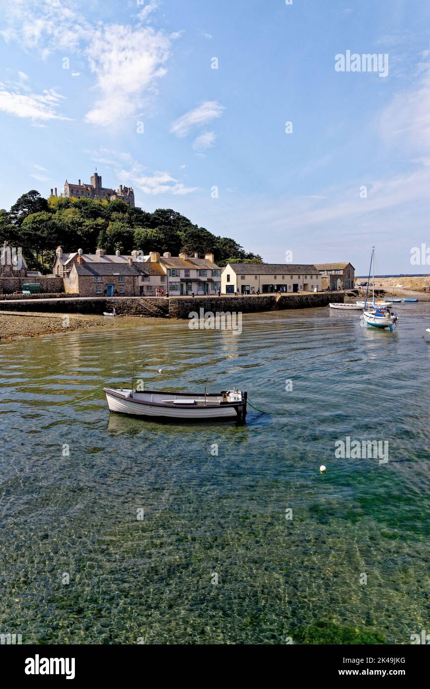 The harbour and village at St. Michael's Mount - the Cornish ...