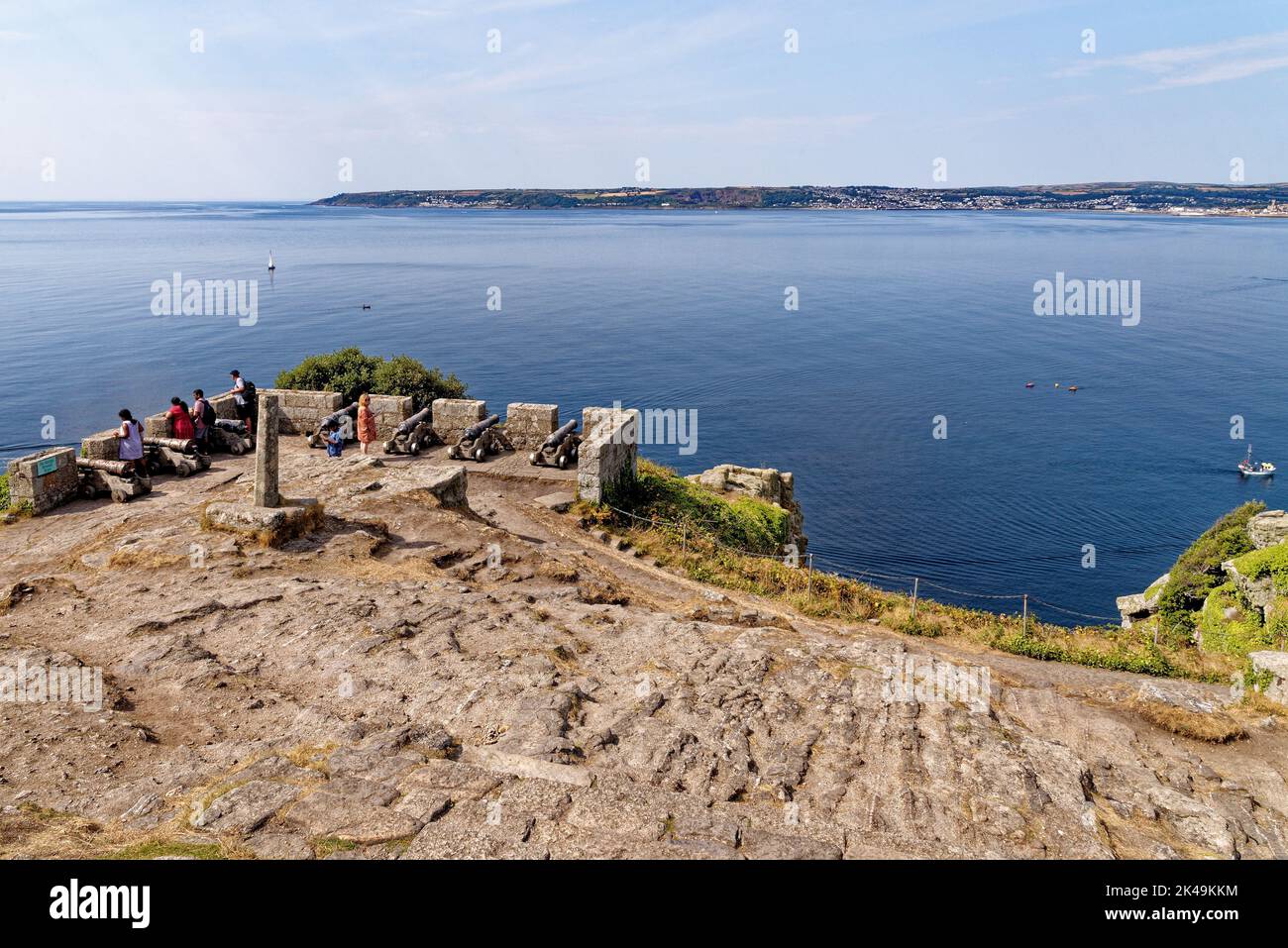 Iconic landmark of St. Michael Mount - the Cornish counterpart of Mont ...