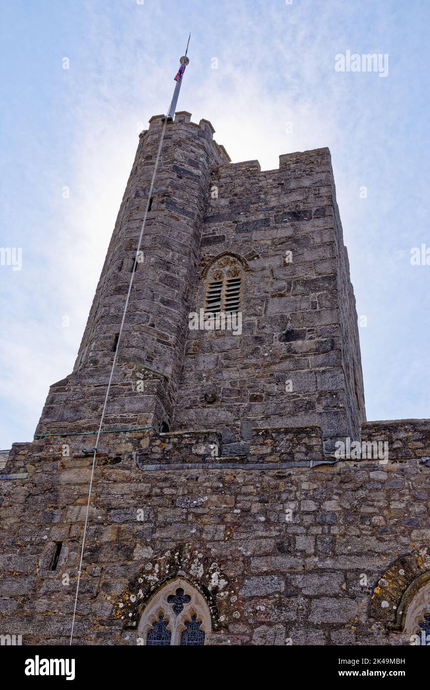 Iconic landmark of St. Michael Mount - the Cornish counterpart of Mont ...