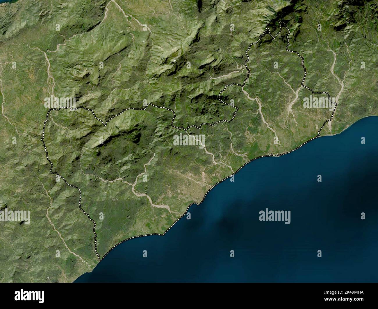 Covalima, municipality of East Timor. Low resolution satellite map ... Covalima, municipality of East Timor. Low resolution satellite map ...