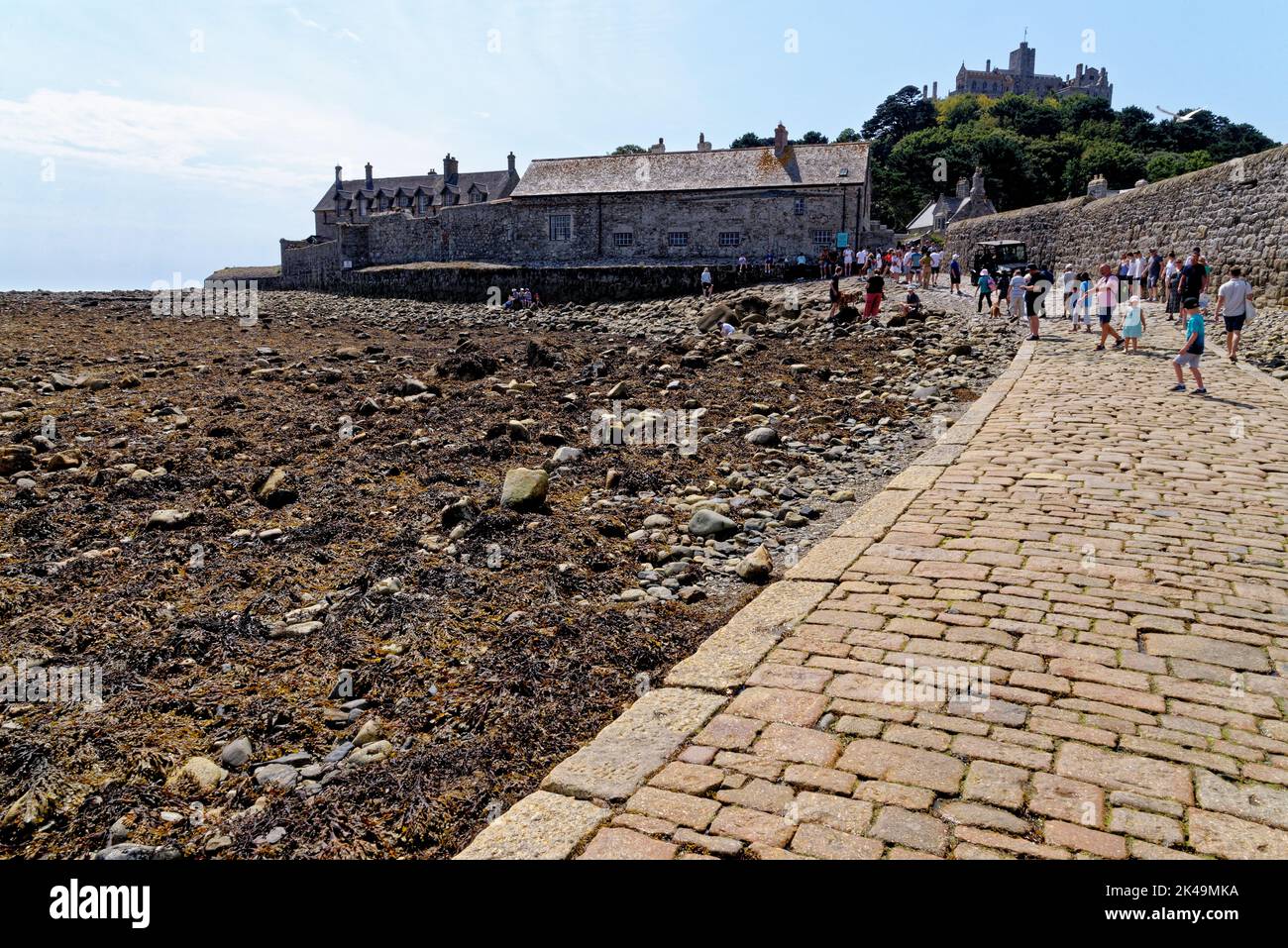 Iconic landmark of St. Michael Mount - the Cornish counterpart of Mont ...