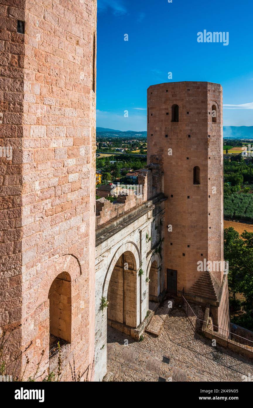 Magic of Spello, an ancient medival village in Umbria Stock Photo - Alamy