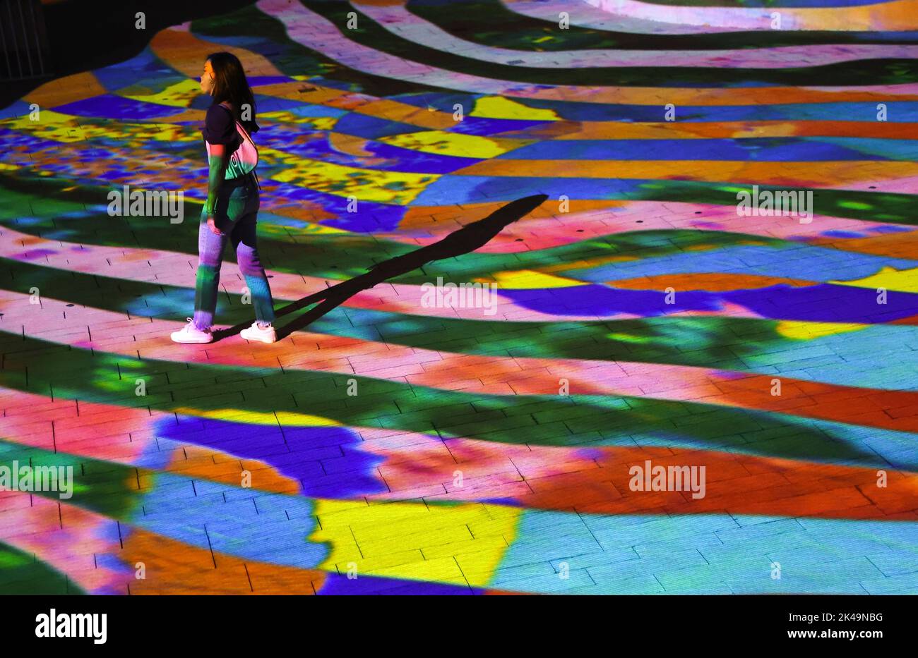 (Water Tiger Colour Balm ) 2022 Video outdoor installation Loop 20 ...