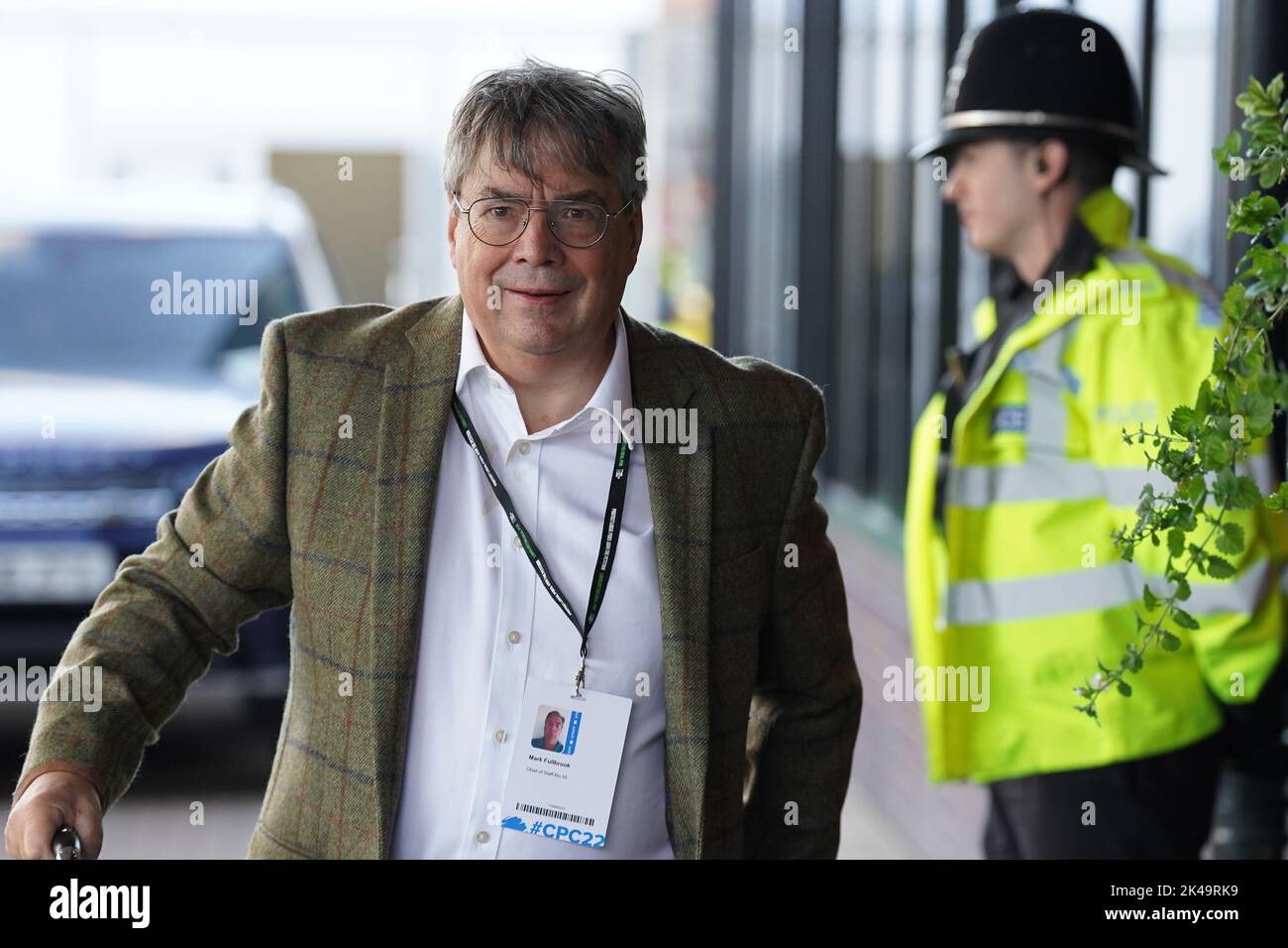 Number 10 chief of staff, Mark Fullbrook, arrives in Birmingham ahead ...