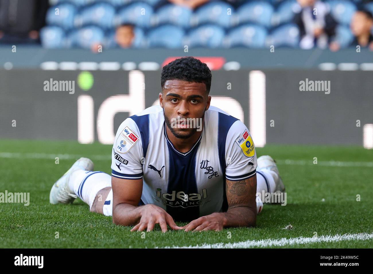 West Bromwich, UK. 01st Oct, 2022. Darnell Furlong #2 of West Bromwich ...