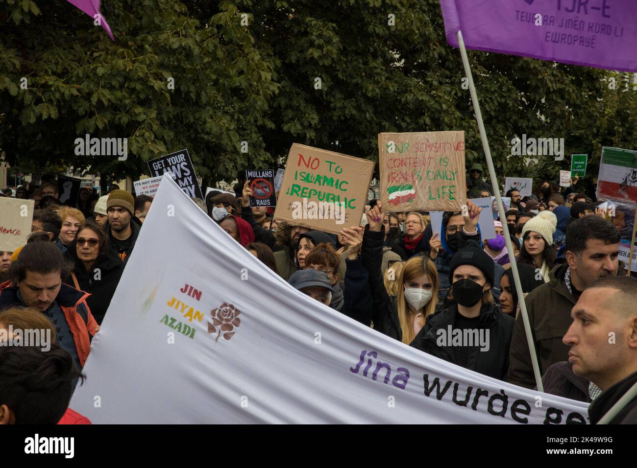Mahsa amini protest berlin hi-res stock photography and images - Alamy